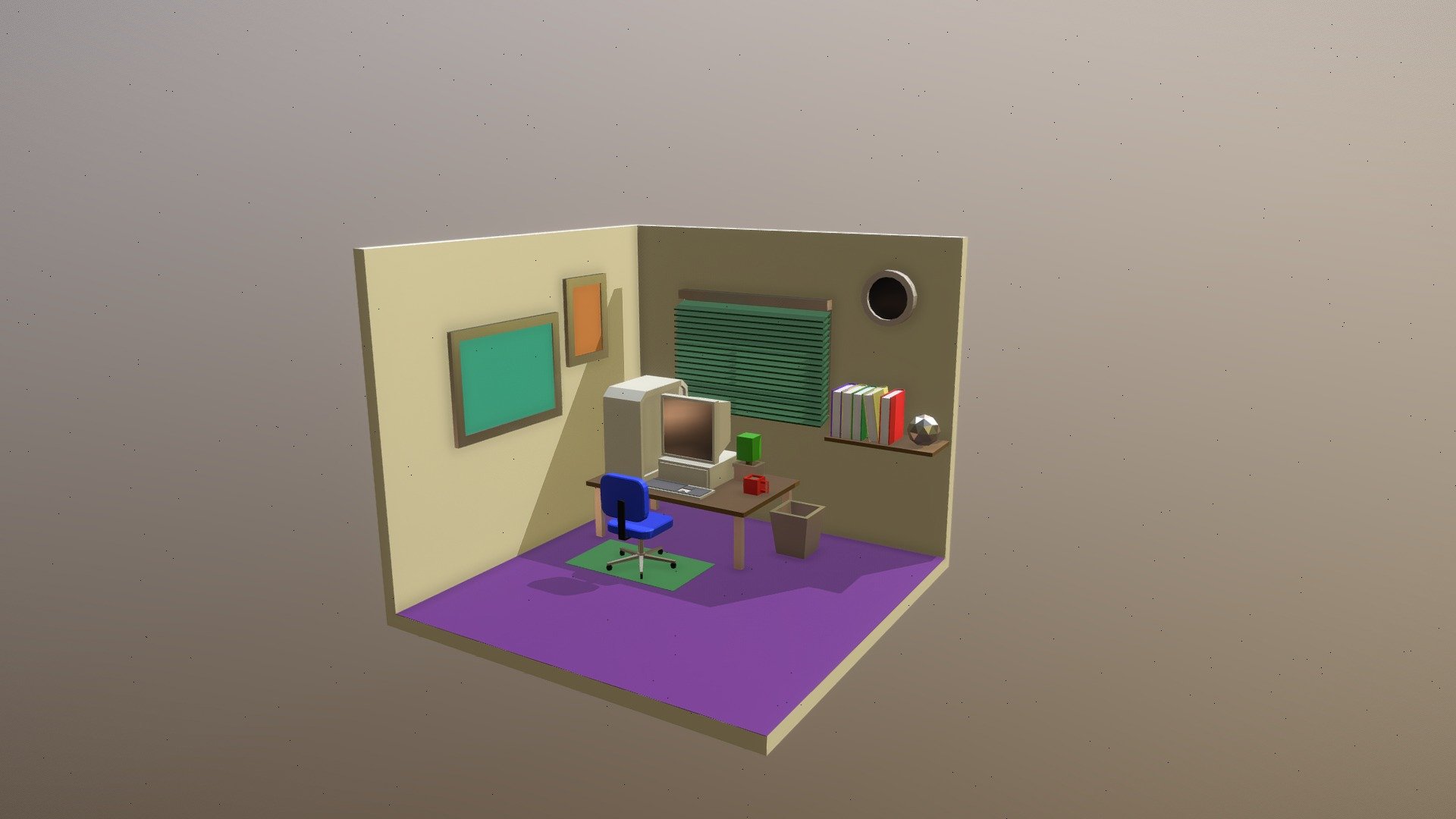 Coputer room 3D - Download Free 3D model by ameerul1998 [3c07754 ...