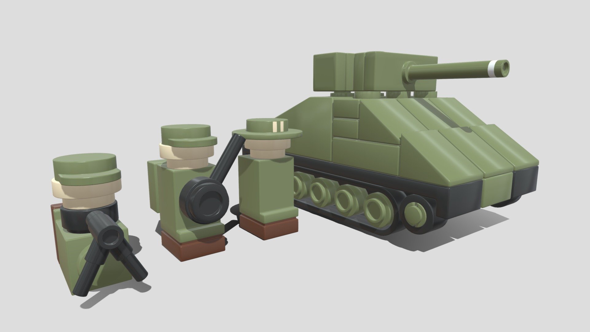 Mini soldiers - Download Free 3D model by Kyn (@Kyn91) [3c07cb0 ...