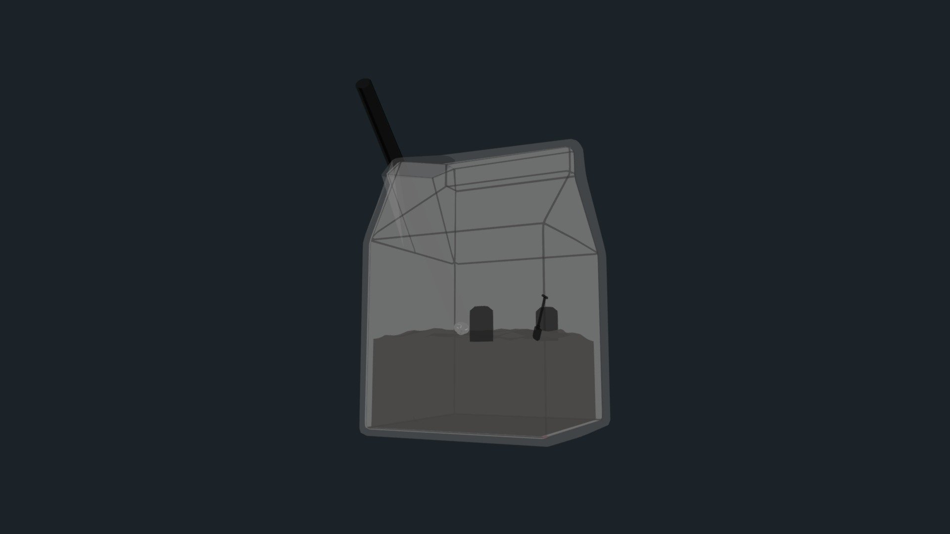 Milk carton - 3D model by Anna Kania (@AnnaKania) [3c0815f] - Sketchfab
