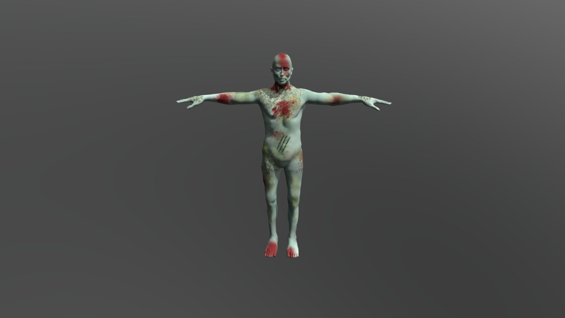 Zombie Green - 3D model by auro.ko [3c089cc] - Sketchfab