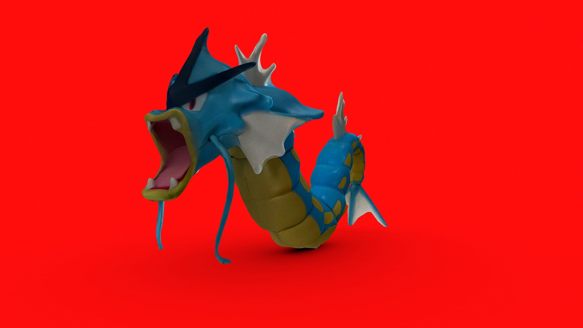 Gyarados Pokémon Model - Buy Royalty Free 3D model by Lee Gray ...