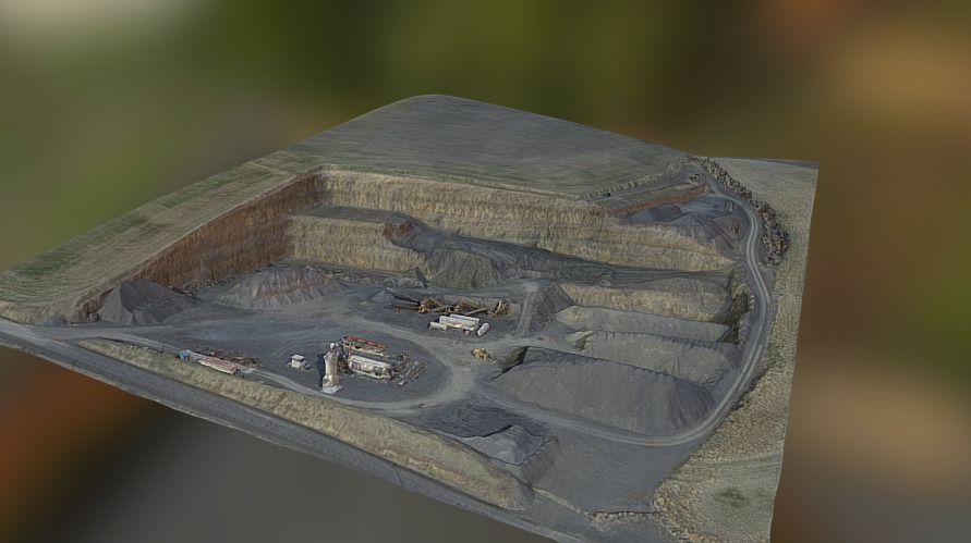 Quarry-OFA-f - 3D model by omnifoxaerial [3c0a1e5] - Sketchfab
