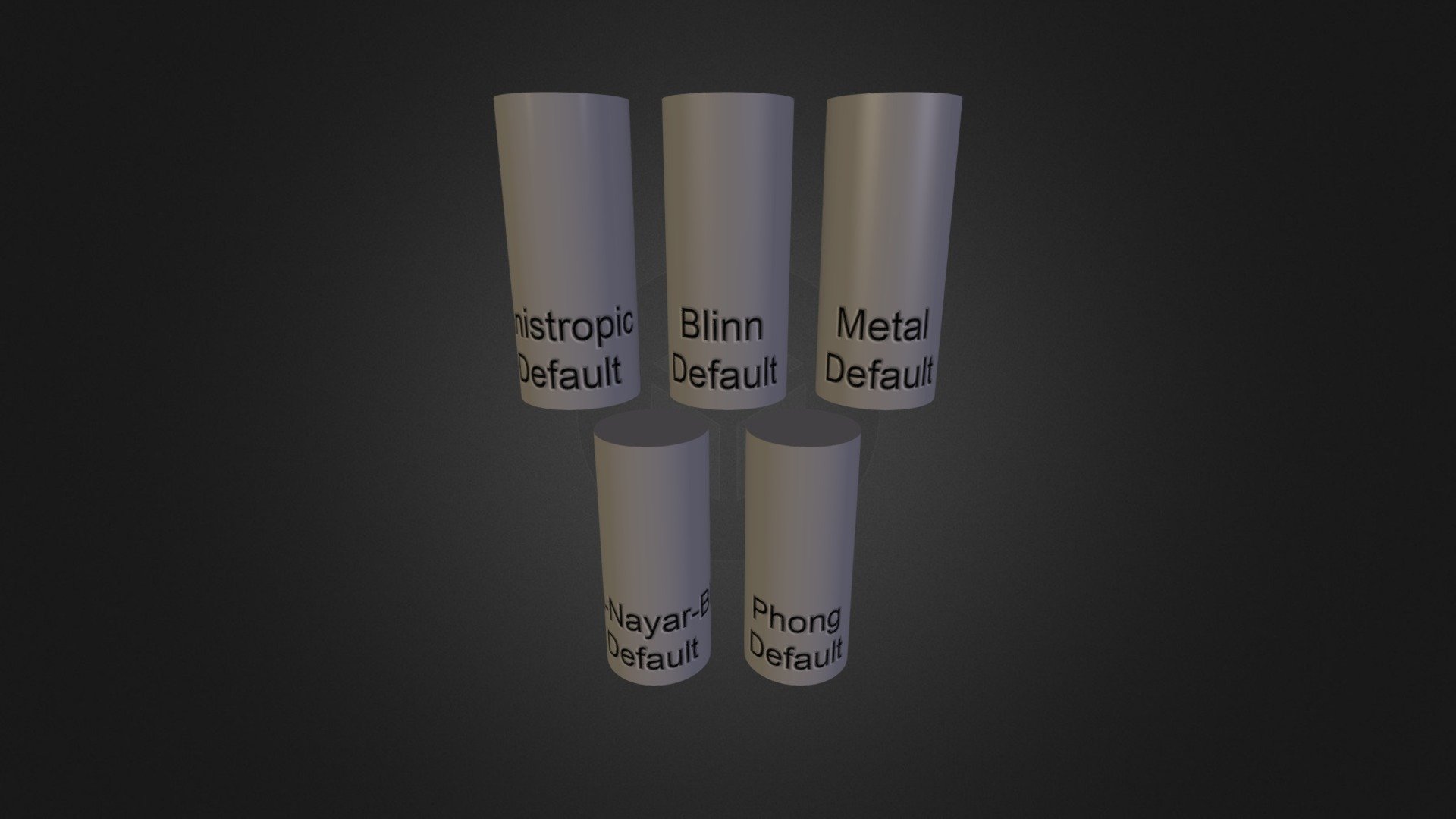 Standard Material Types - Default - 3D model by Snakes23 [3c0b991 ...