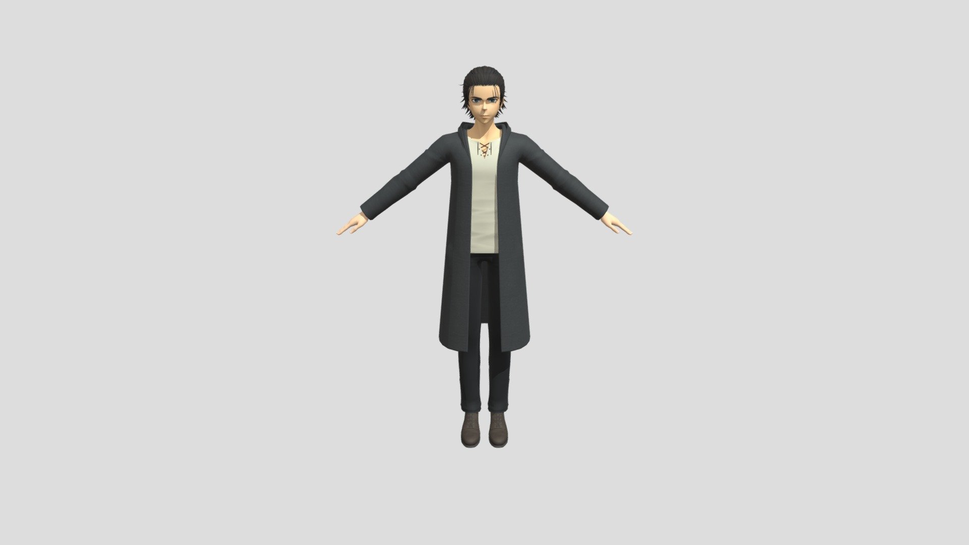 EREN YAGER - Download Free 3D model by THE TITAN Zeke Yeager ...