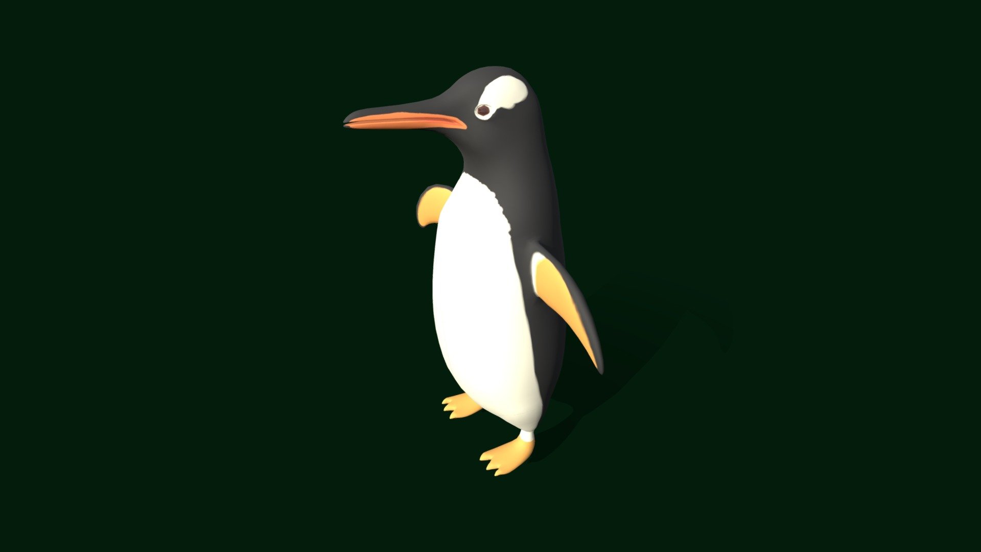 Penguin Low Poly - Download Free 3D model by kenchoo [3c0cee5] - Sketchfab