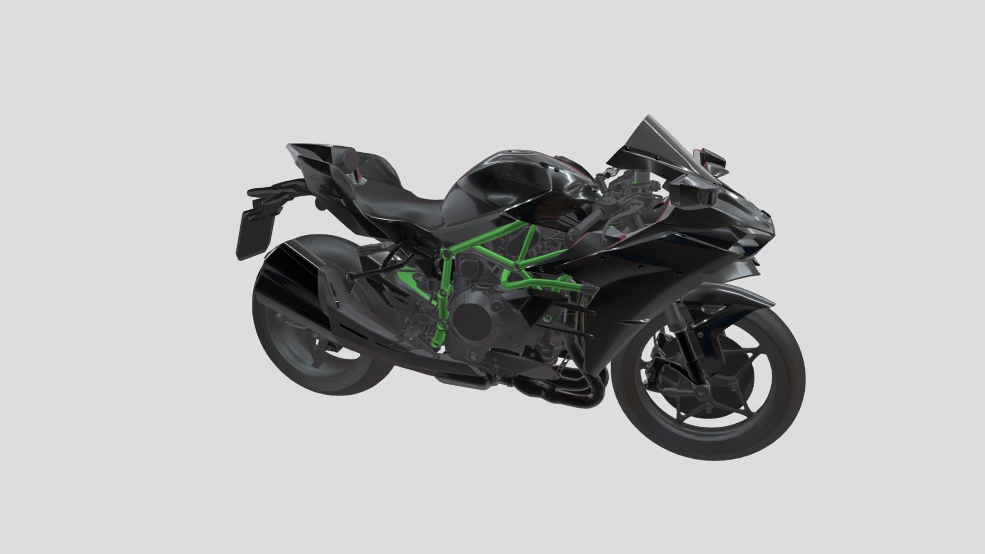 Kawasaki Ninja - Download Free 3D model by bozerdynamics.com [3c135c1 ...