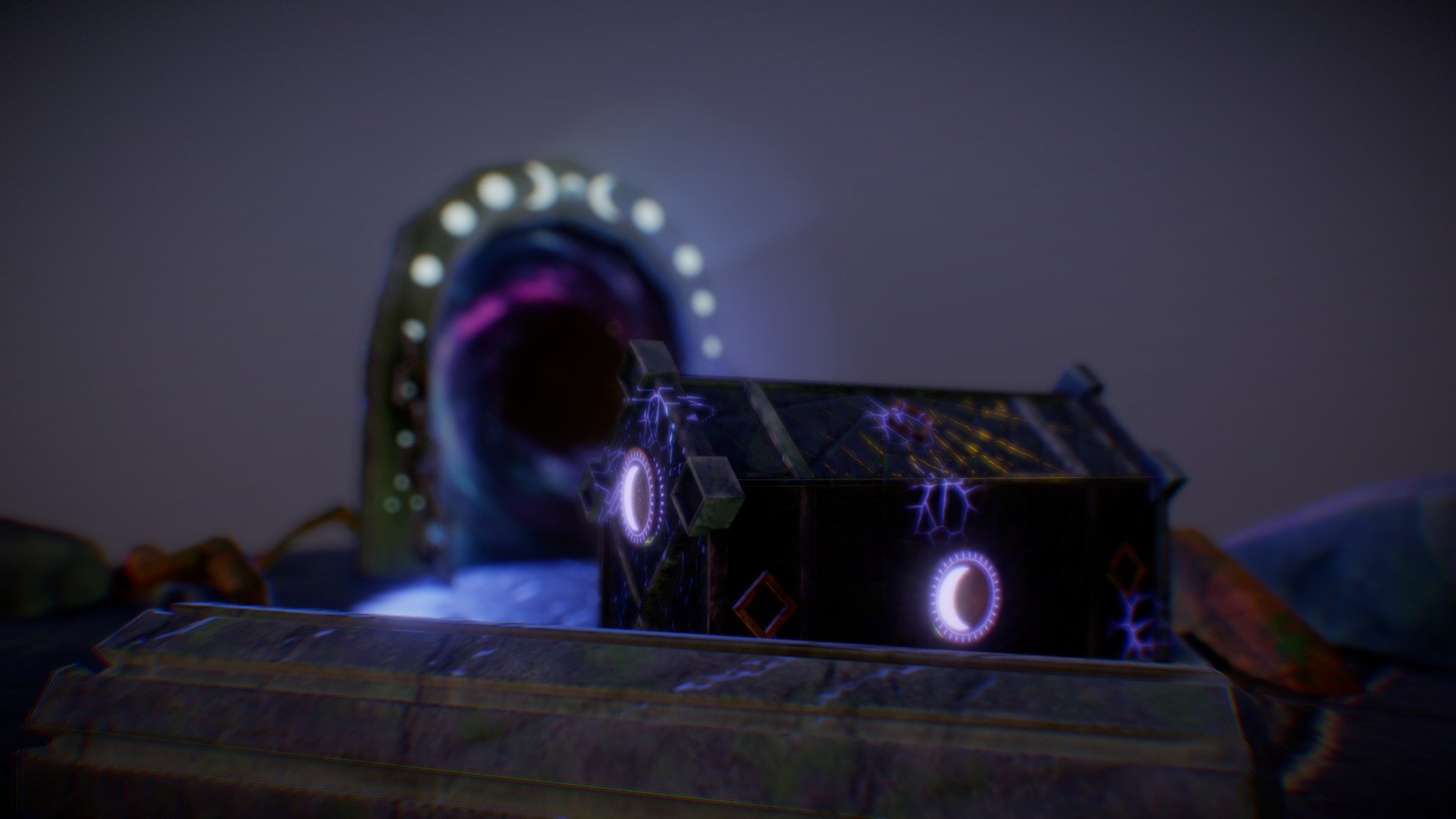Dimensional Treasure Chest - 3D model by Johnnart_ [3c142b7] - Sketchfab
