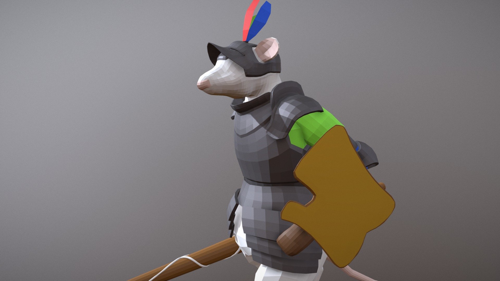Rat knight - 3D model by Kovonic [3c158c4] - Sketchfab