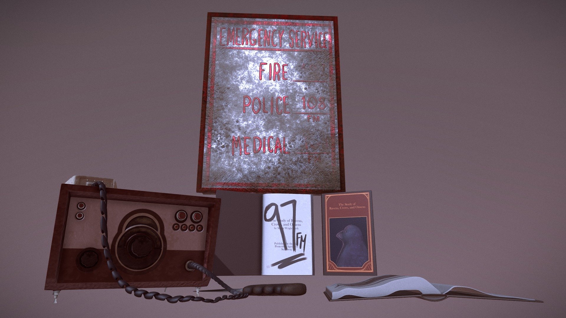 Audio Props - The Art Of Flying - 3D model by Marc Muir (@MMArtDesigns ...