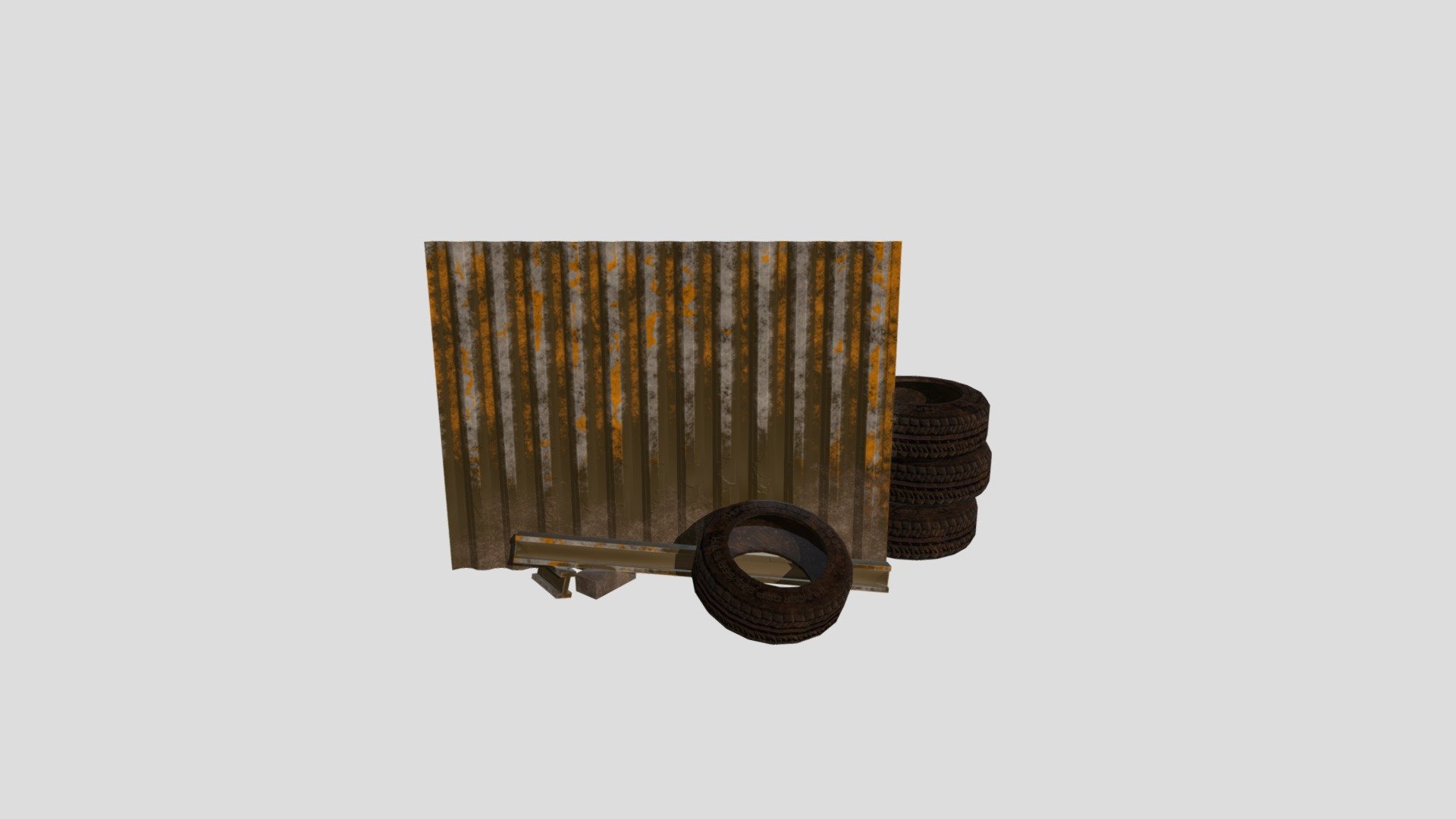 Corrugated steel cover - Download Free 3D model by Strifey7 [3c19012 ...