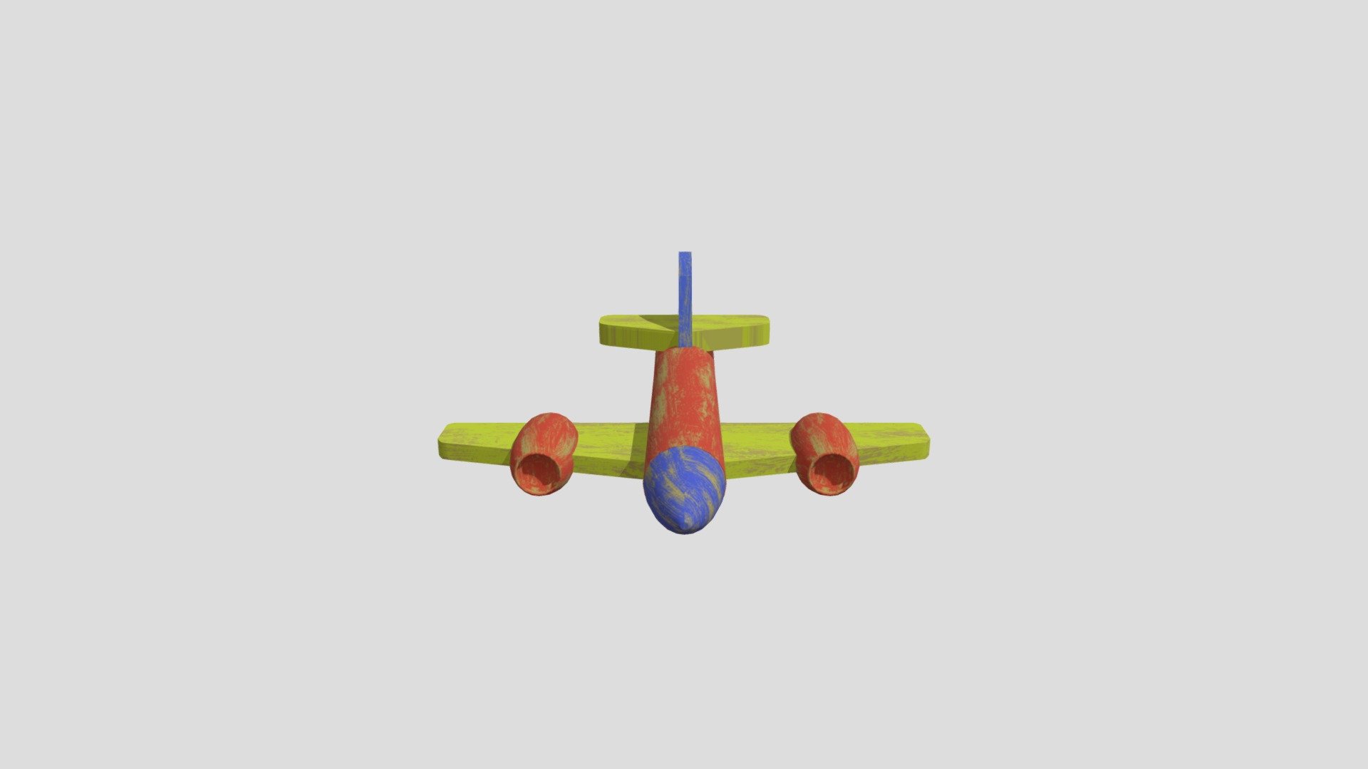 Asset Production - Wooden Toy Plane - Download Free 3D model by ...