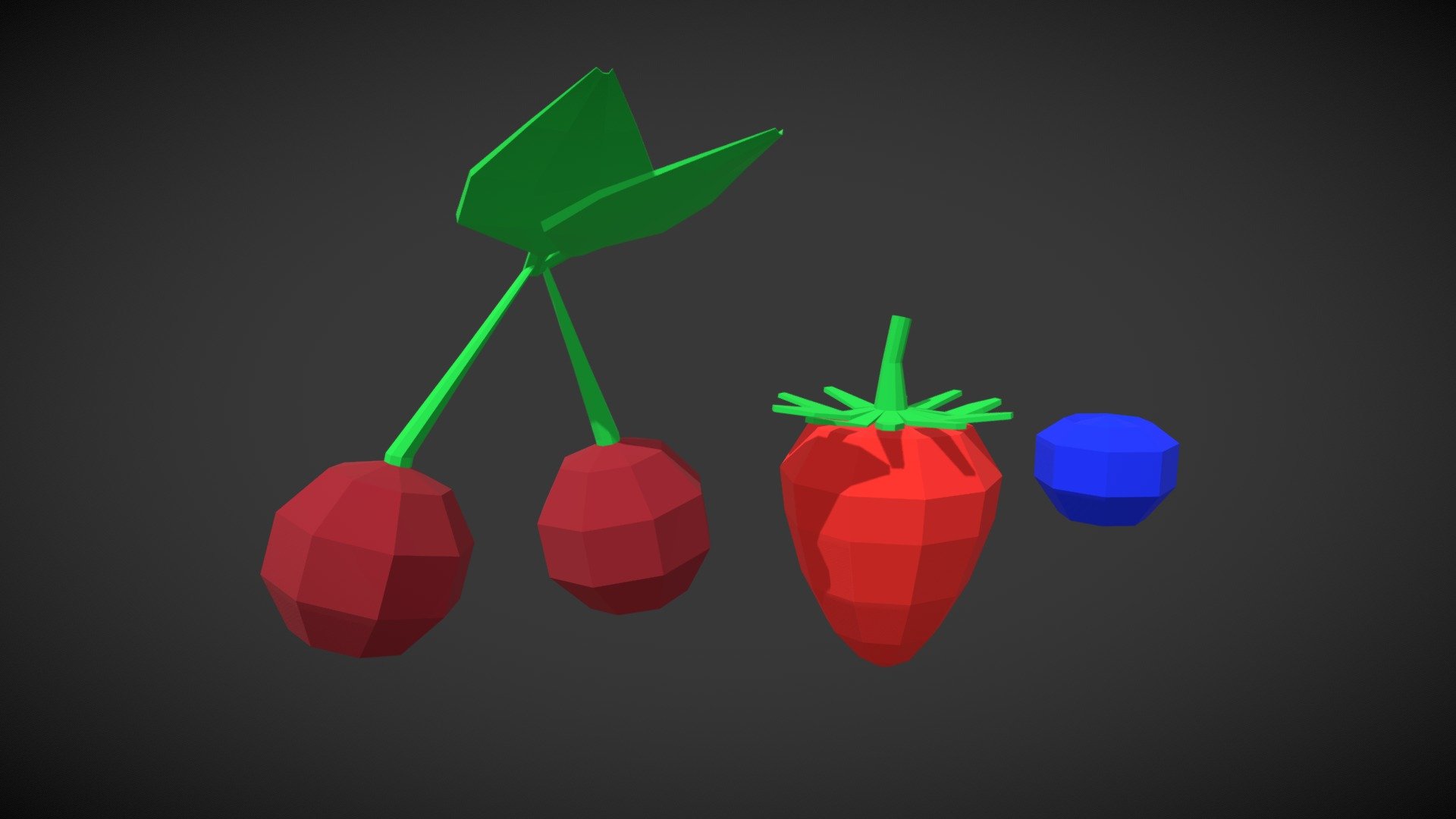 Lowpoly Berrys - Buy Royalty Free 3D model by Blumbum Productions ...
