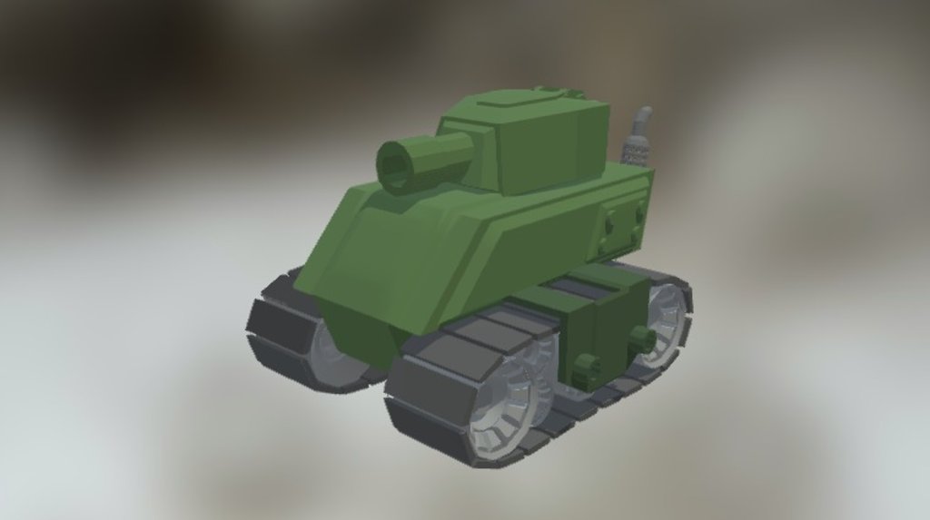 Mini Tank - 3D model by vaultninja [3c1cc9d] - Sketchfab