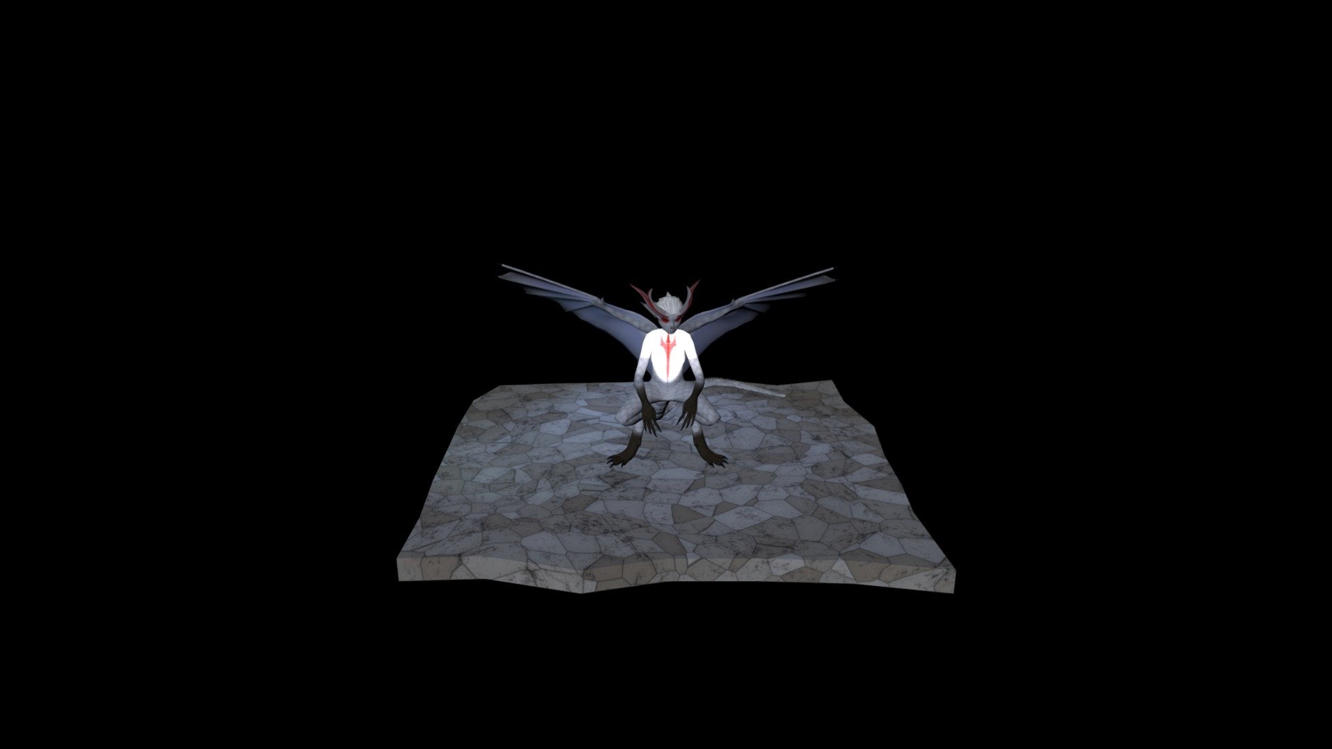 White Fatalis Monster Girl - 3D model by Gorgonych [3c1e553] - Sketchfab