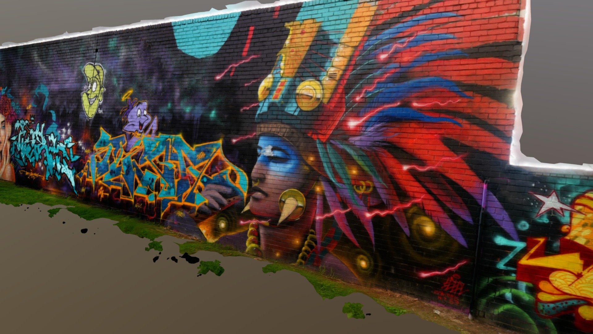 Mural Agisoft Test 1 164 Images - 3D model by PHORIA XR STUDIO ...