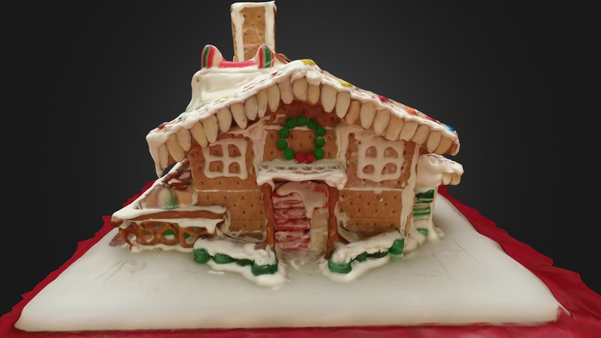 Gingerbread House - 3D model by kmactastic [3c20710] - Sketchfab