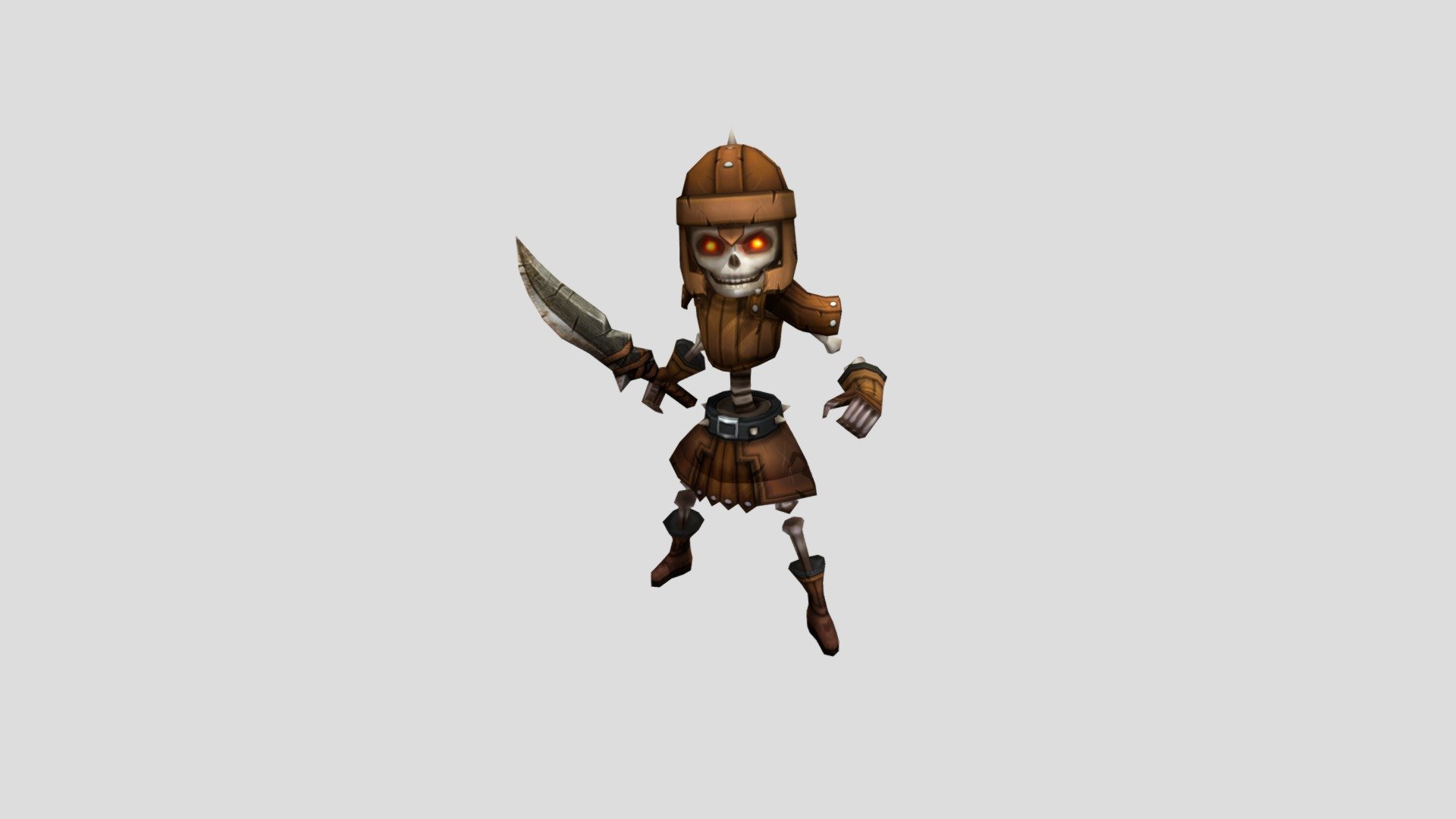 Casual RPG Monster - 23 Skeleton - 3D model by jjstudio [3c21457 ...