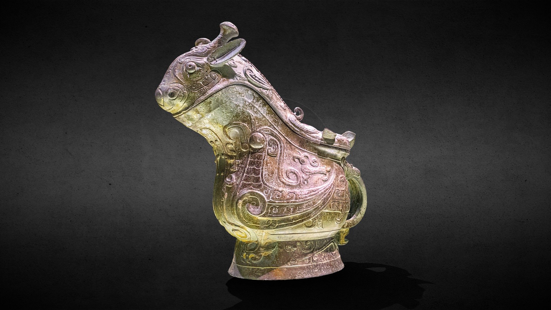 FU YI GONG (Wine Vessel) - 3D model by Tigershill (@tigerofchen ...