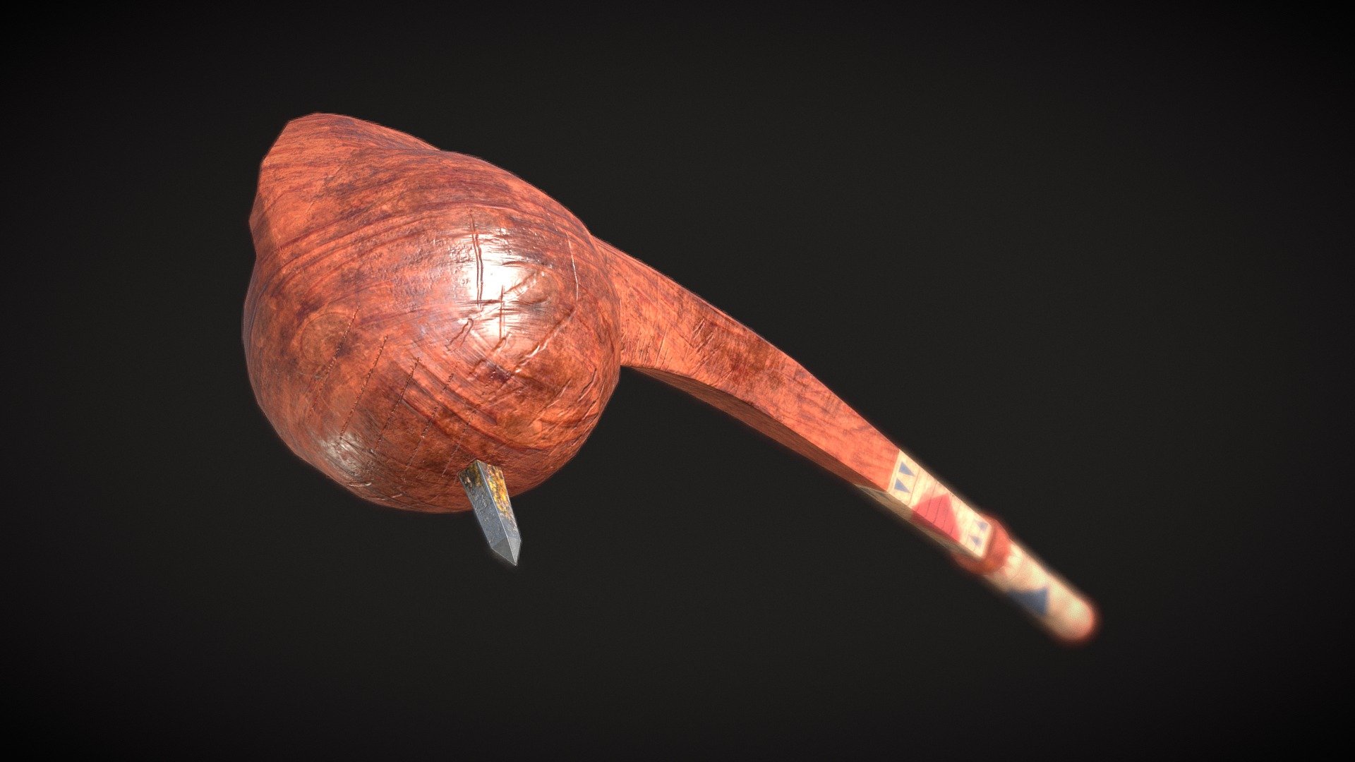 Spiked War Club - 3D model by SLopeman [3c226b8] - Sketchfab
