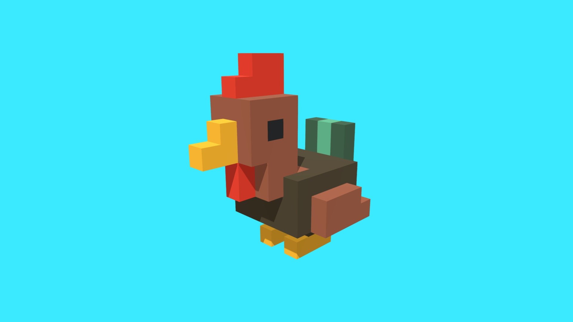 Voxel Rooster - Buy Royalty Free 3D model by COVE989 [3c22e6c ...