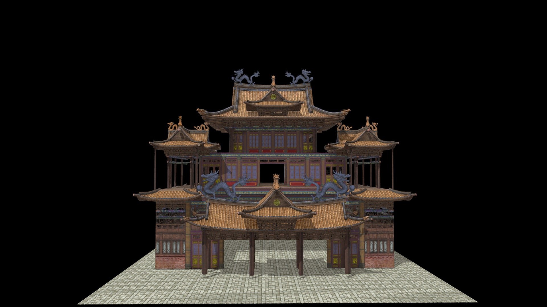 Shenmue 3. Old Castle. Low Poly - 3D model by D.Scan Studio ...