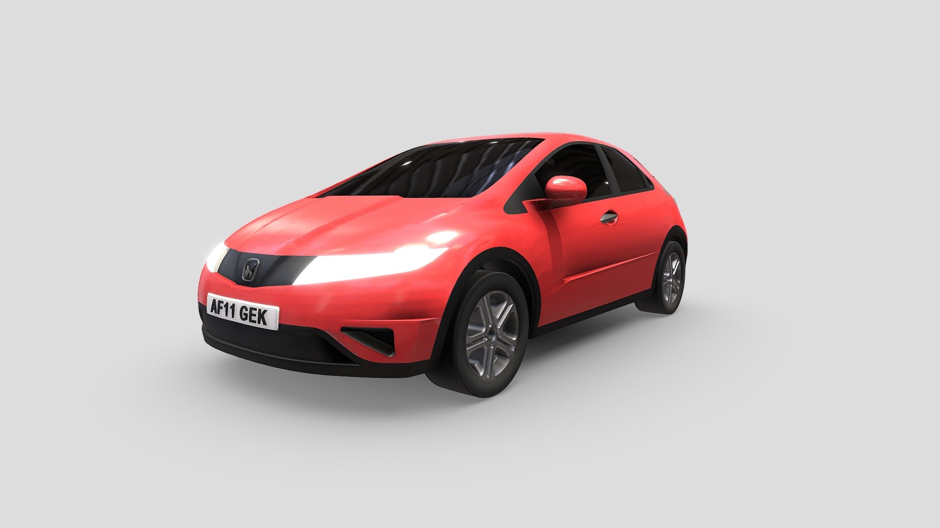 2011 Honda Civic - Download Free 3D model by Made in Brunel - Cutting ...
