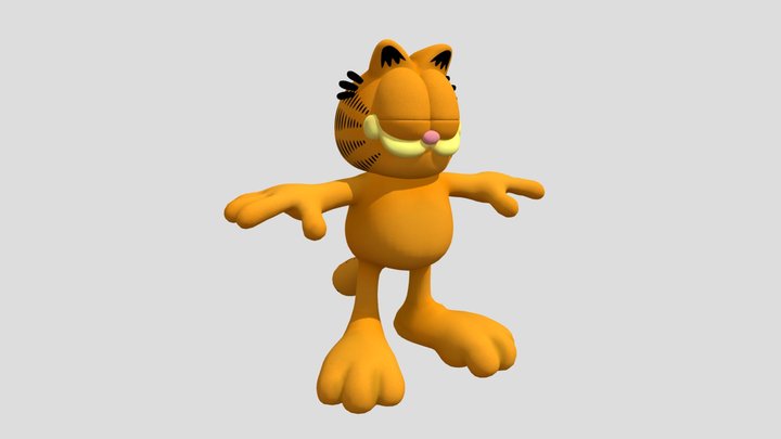 Garfield 3D models - Sketchfab