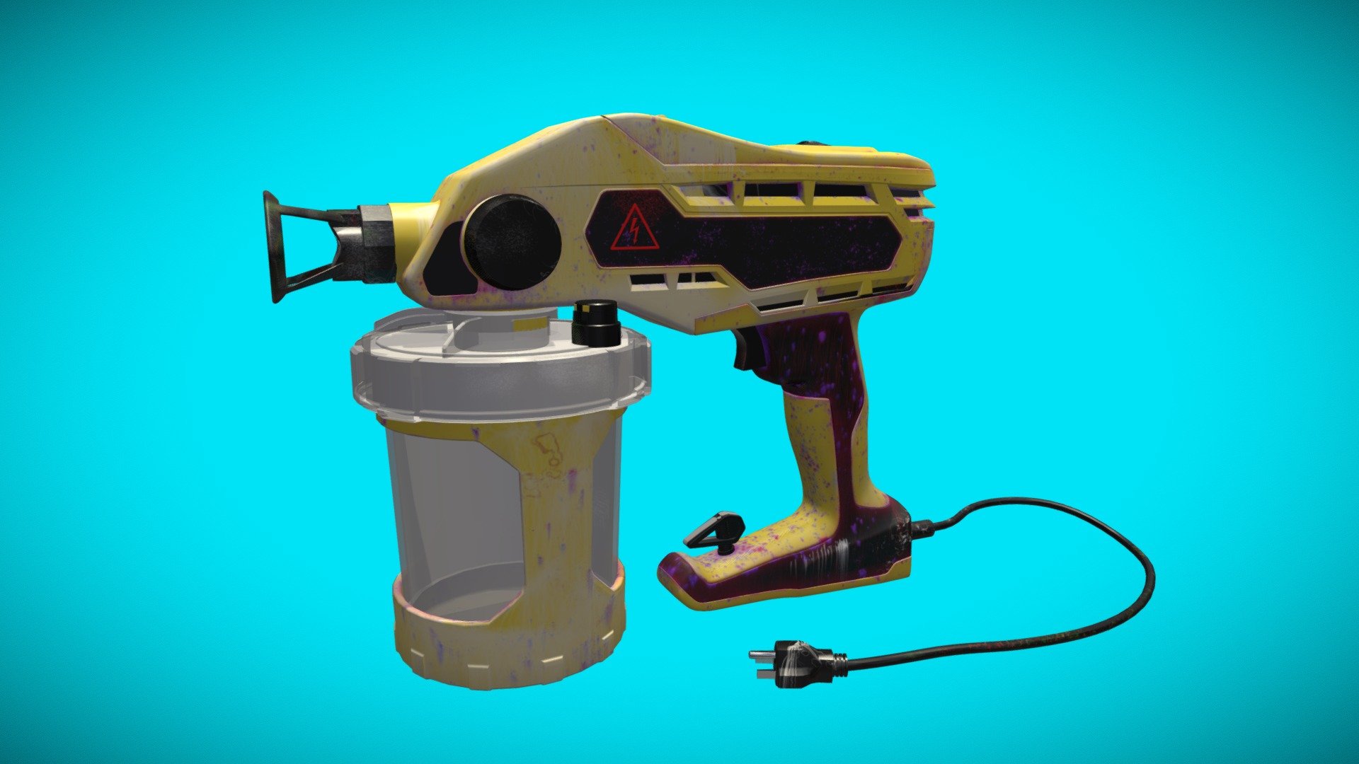 Paint sprayer - 3D model by PuvvuKonvict (@saicharan1994) [3c2a177 ...