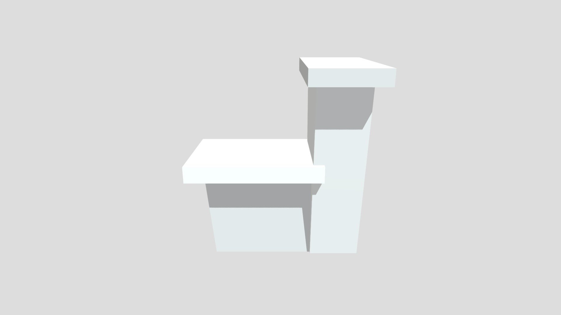 Simple Toilet - Download Free 3D model by furfoxy [3c2be9c] - Sketchfab