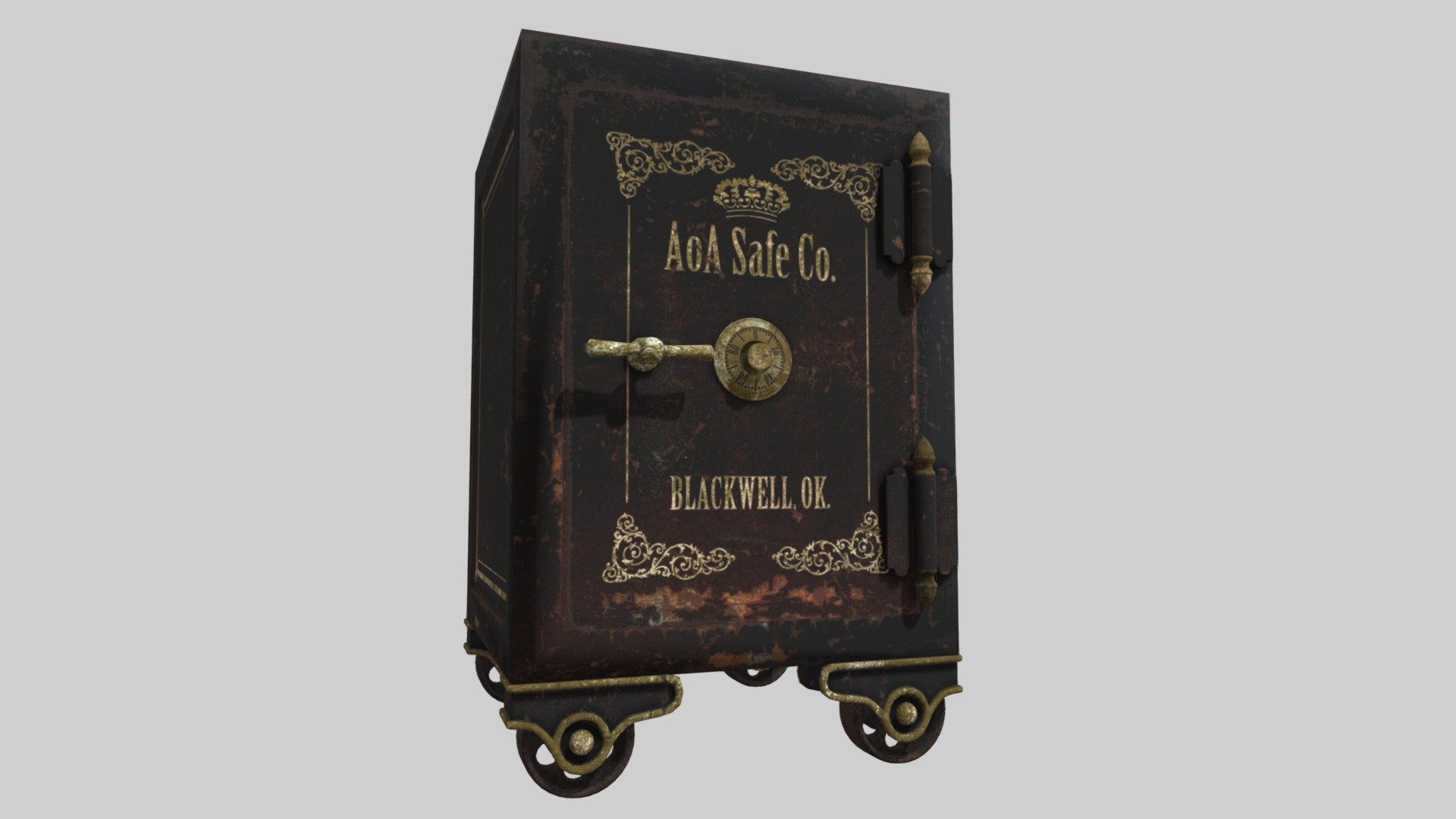 antique safe - Download Free 3D model by local.yany [3c2ce3c] - Sketchfab