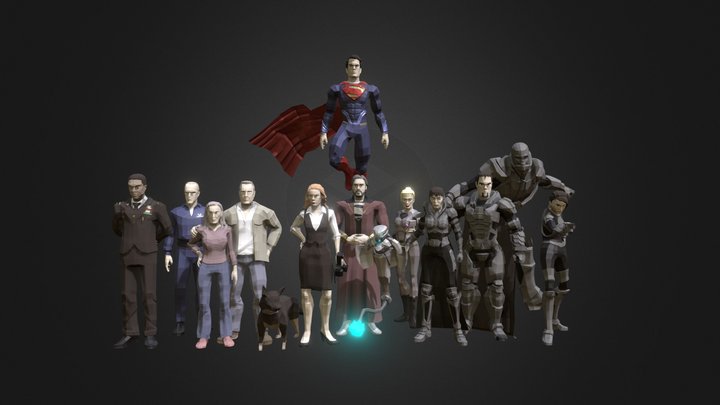 Superman 3D models - Sketchfab