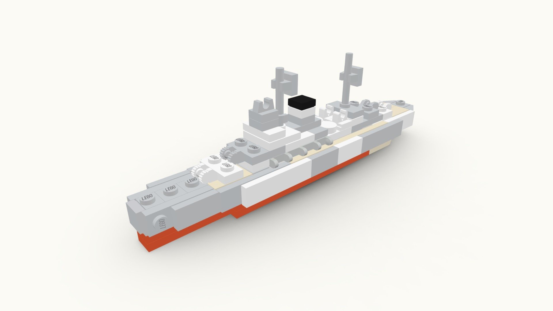 LEGO HMS Warspite MOC [#0041] - Download Free 3D model by The Bobby ...