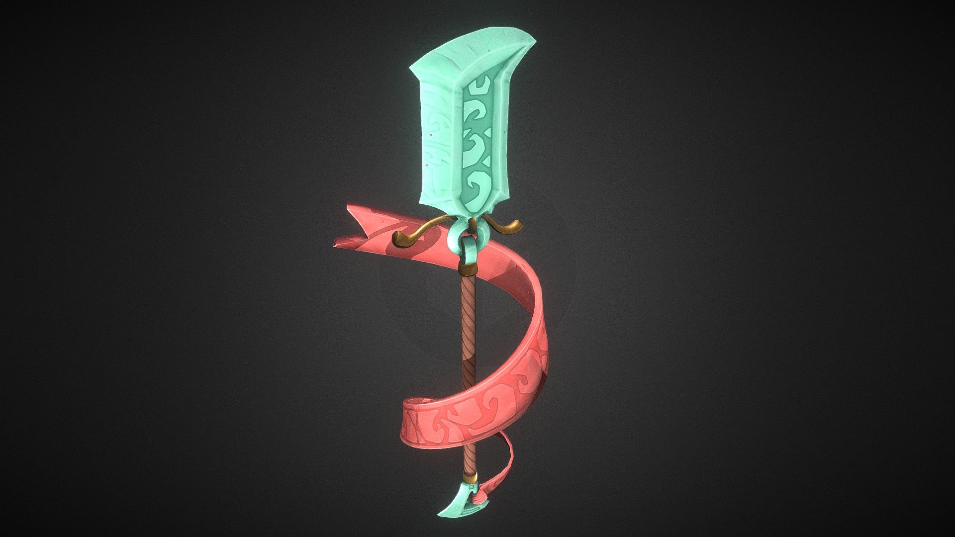 Stylized Halberd - Coward's Bane - 3D model by Ian_IL [3c2eca0] - Sketchfab