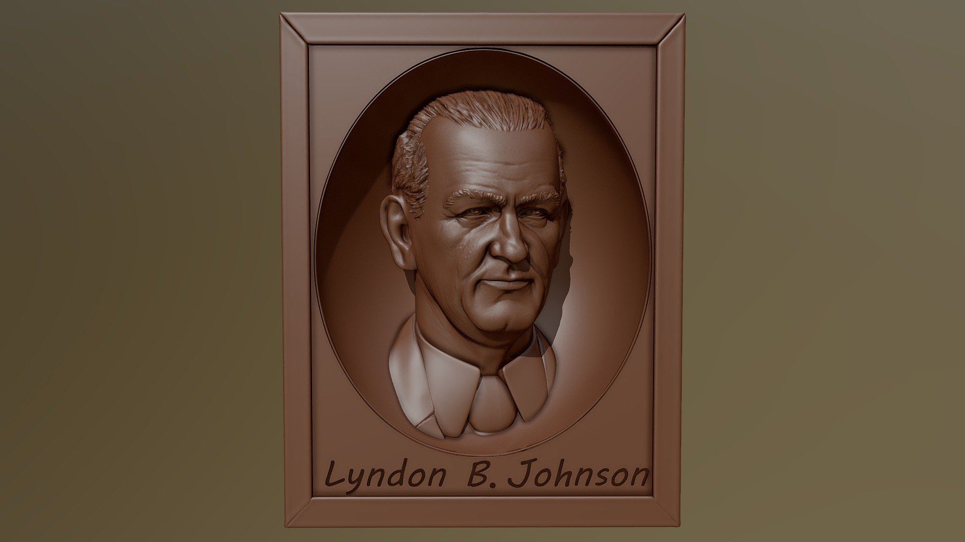 Lyndon Baines Johnson - 3D model by kostikim [3c2f2af] - Sketchfab