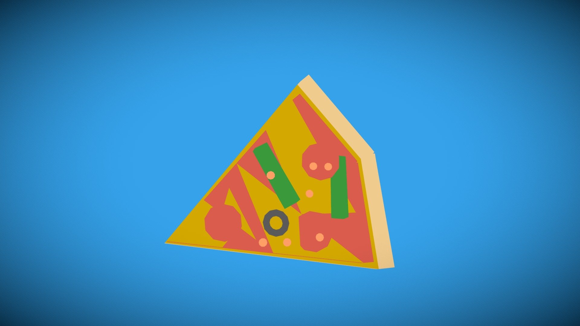 Pizza One Slice - 3D model by dh722 (@tooStrongtheCane) [3c2f842 ...