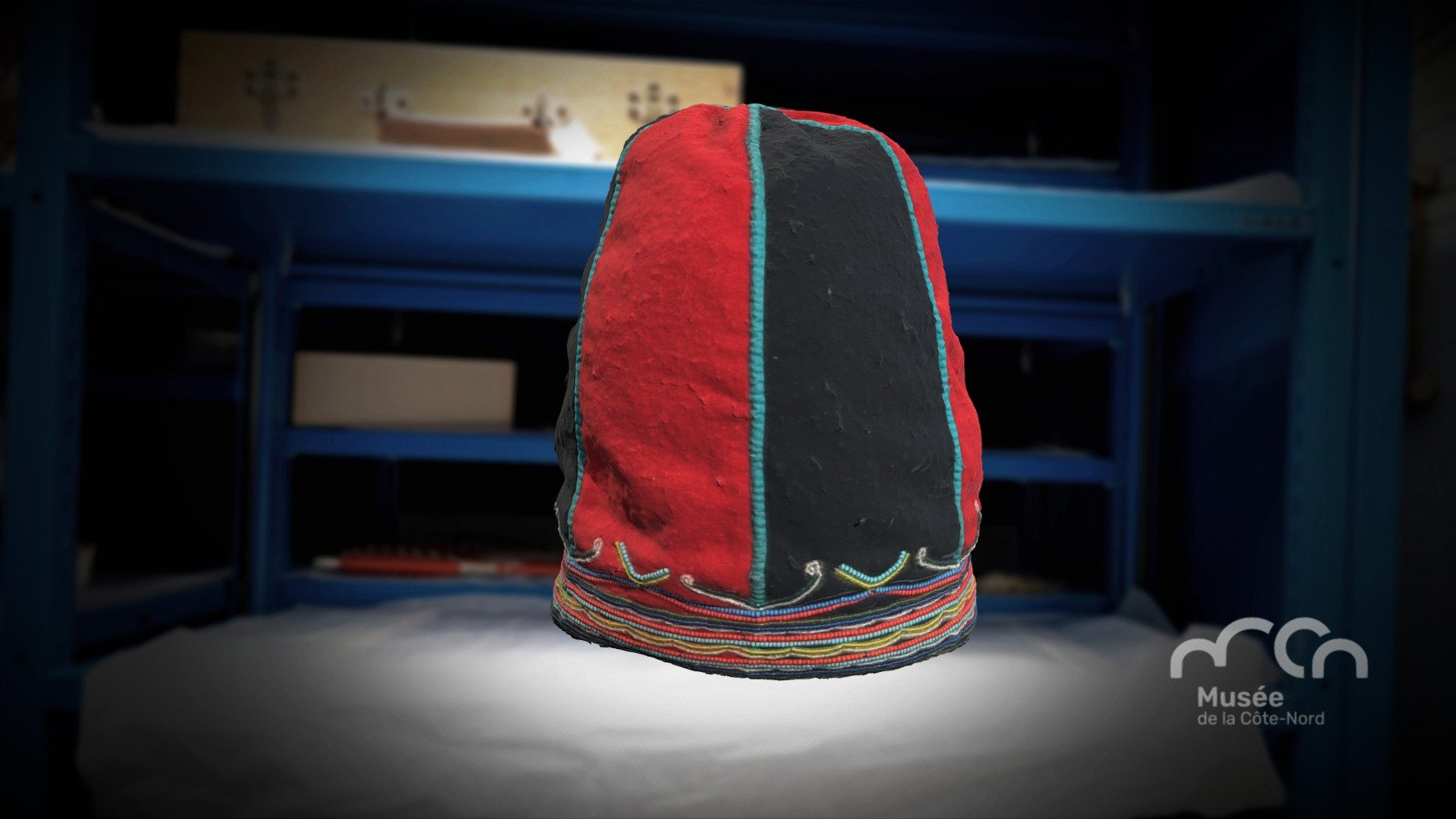 Bonnet de femme innue / Innu women's bonnet - 3D model by Musée ...