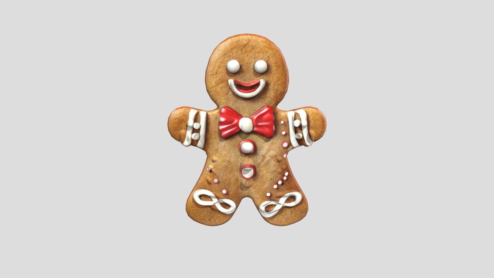 Gingerbread - Download Free 3D model by arbekompan [3c3085a] - Sketchfab