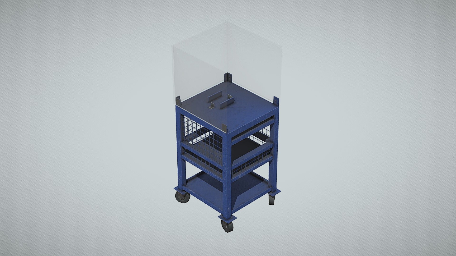 Cart Type Blue - Buy Royalty Free 3D model by Outlier Spa (@outlier_spa ...