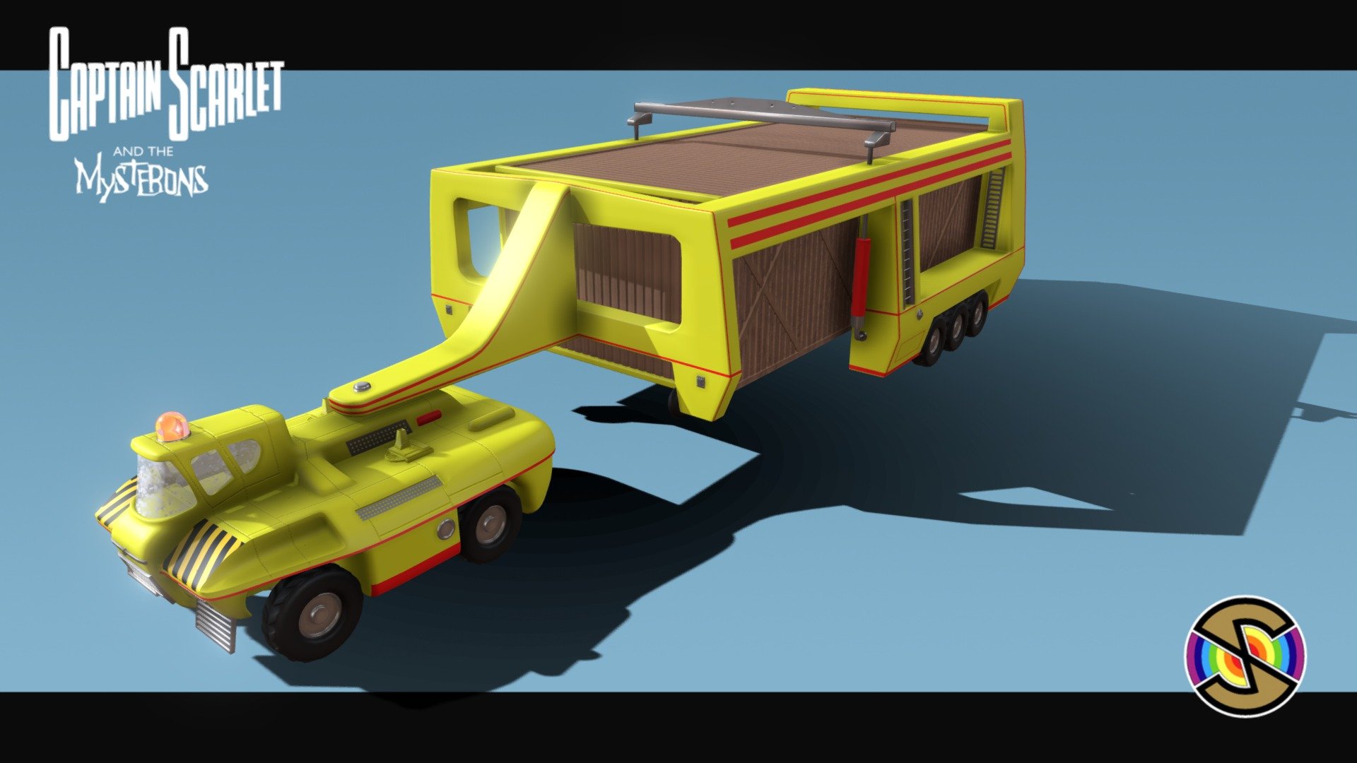 Captain Scarlet - Interceptor Carrier - Buy Royalty Free 3D model by ...