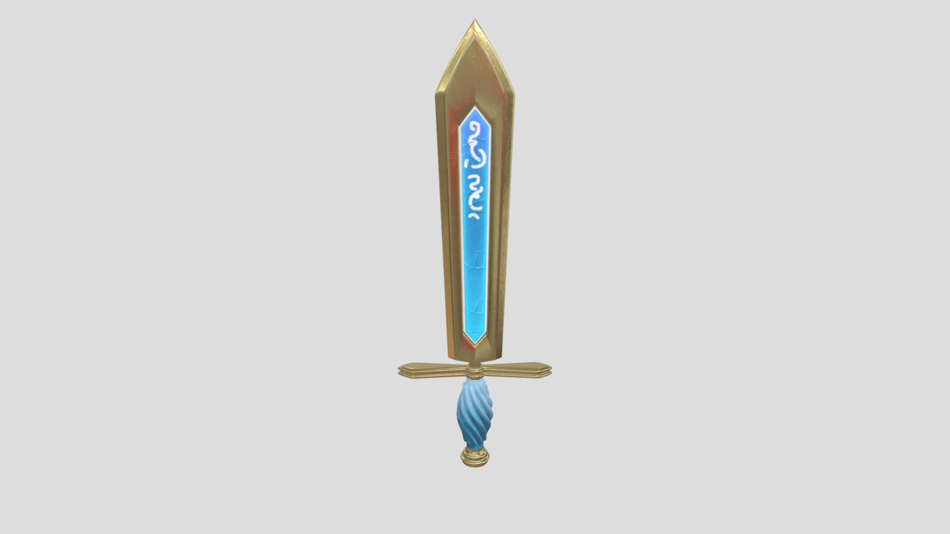 Magic sword - 3D model by A. Avitia (@hannaavitia) [3c3409d] - Sketchfab