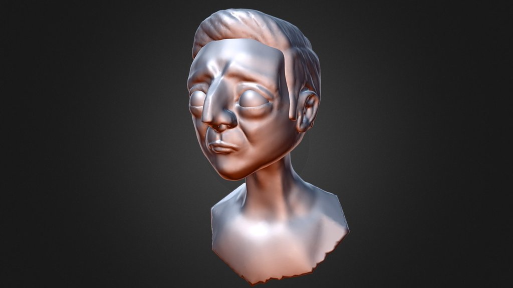 Boy Bust Exercise - 3D model by btographics [3c39dd7] - Sketchfab