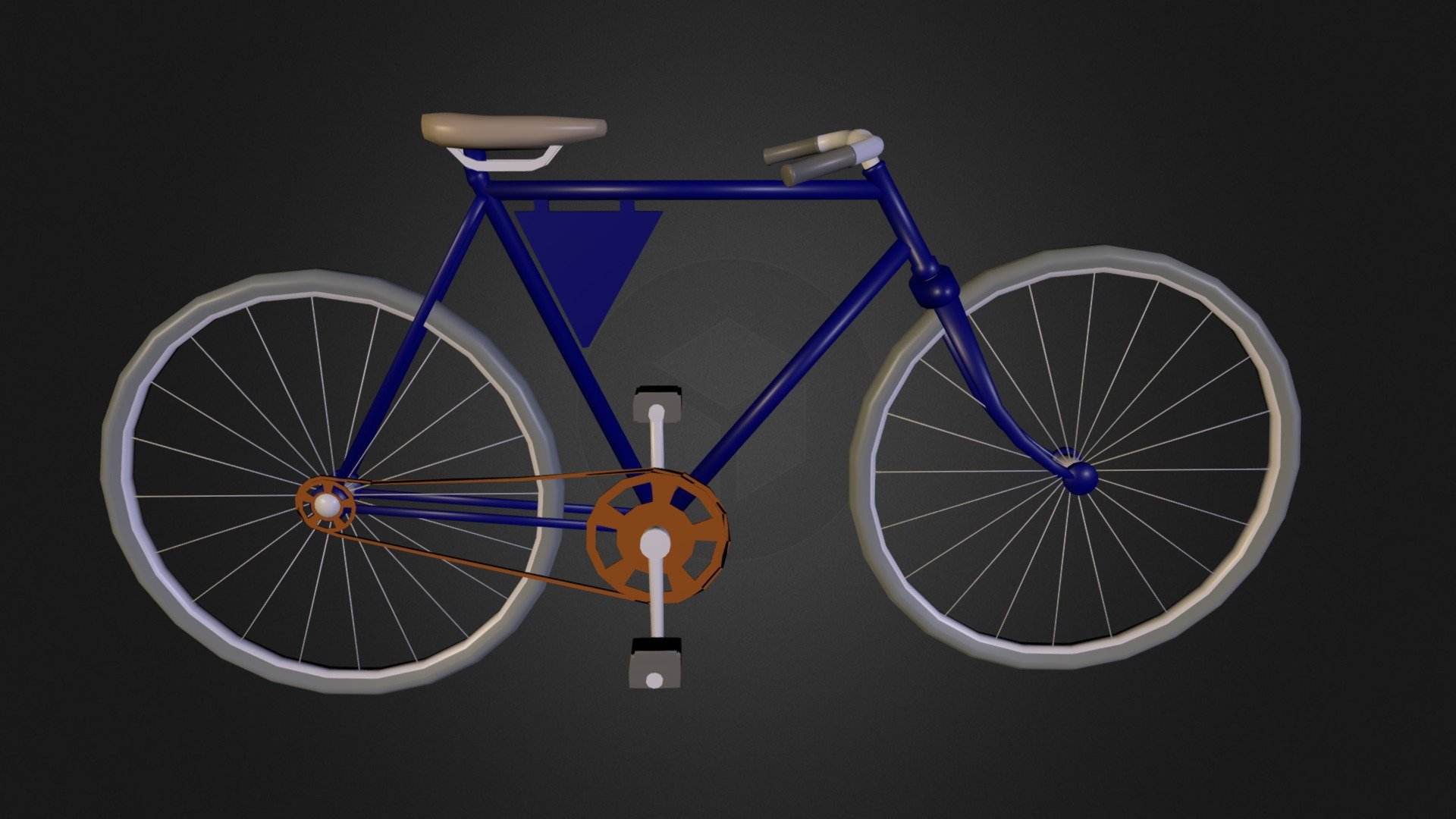 vieux velo.blend - Download Free 3D model by mrcyb [3c3O8Ld] - Sketchfab