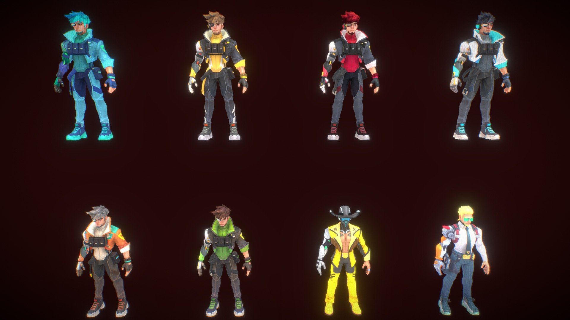 Adventure players Rig Characters - Buy Royalty Free 3D model by Luna ...