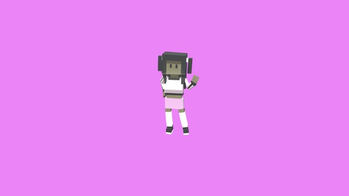 Voxel-animation 3D models - Sketchfab