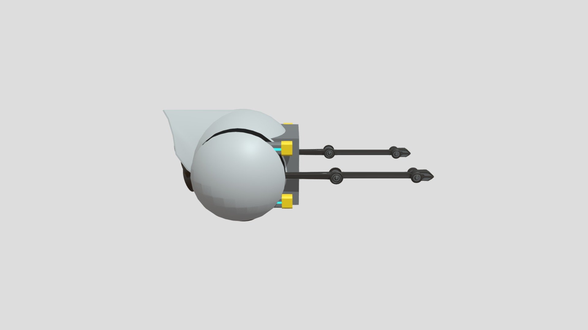 H.L.F the little, friendly drone - 3D model by Mentrix [3c3dd19] - Sketchfab