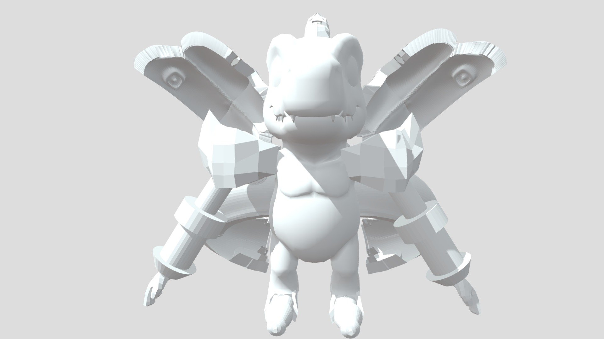 Agumon: Truwarmon Xross - Download Free 3D model by ...