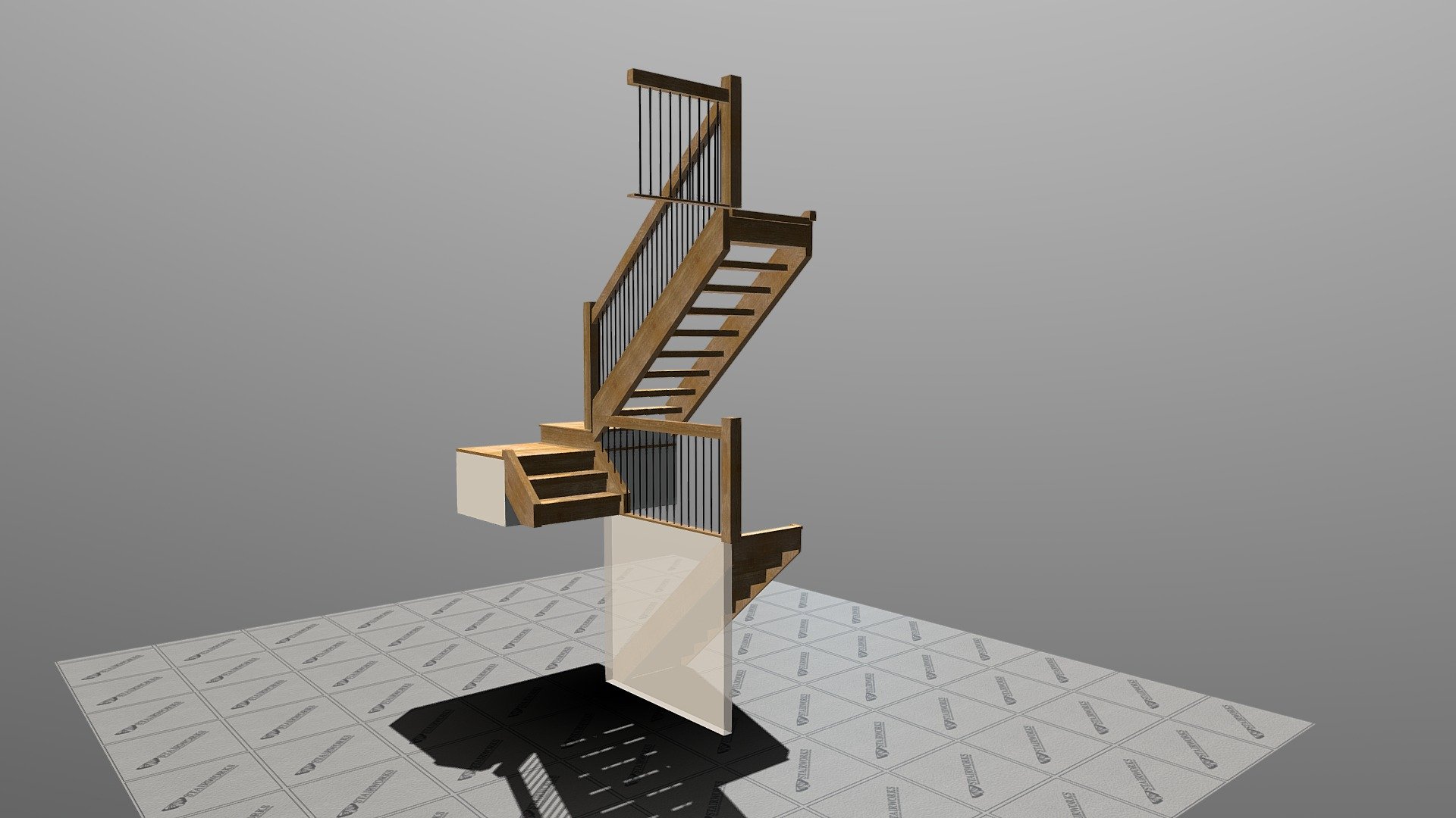 SULPHUR_7804_LESLIE_STAIR-RAILING_DESIGN - 3D model by STW (@scottu ...