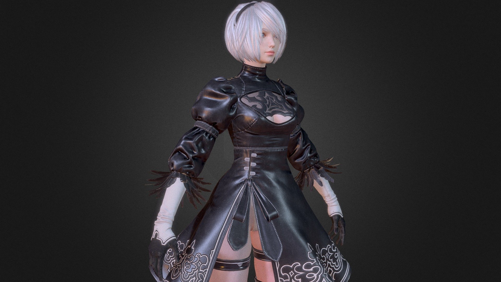 Stellar Blade - Eve (2B Outfit) - 3D model by VITU6018 (@4bb5bf0bebe74f3397416a27bad406 ...