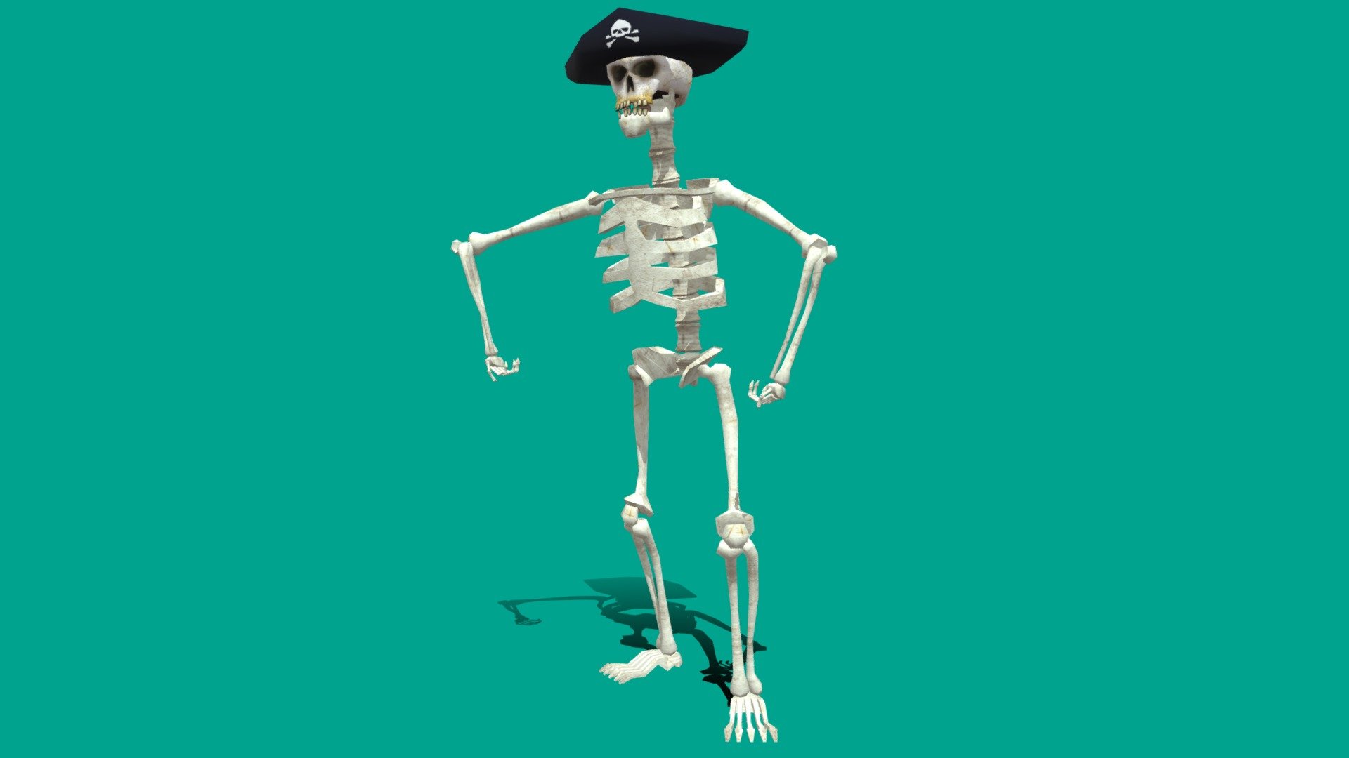 Pirate Skeleton - Buy Royalty Free 3D model by Rickerson (@Rickerson ...