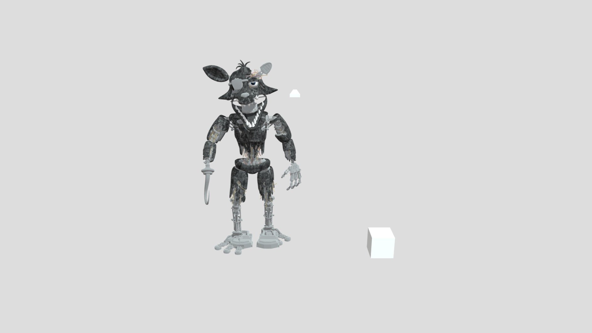 Withered Foxy_REMASTER - Download Free 3D model by [FREDDY_FAZBEAR ...